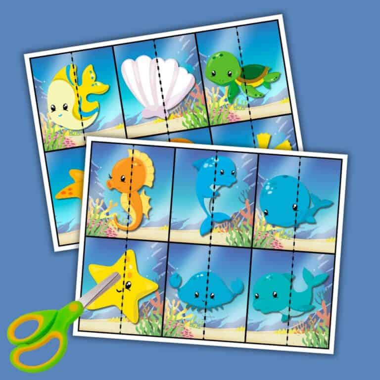 Free Ocean Animal Matching Game! Dive in & Learn