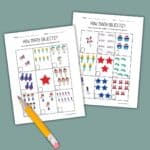 4th of July Counting for Preschoolers | Free Printables