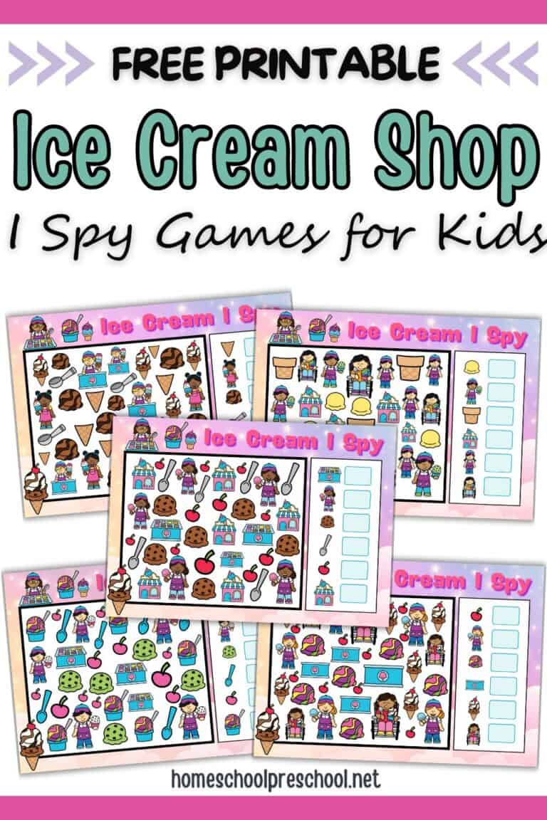 Ice Cream Shop I Spy: A Fun and Engaging Activity for Kids