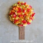 Fun and Easy Fall Crafts with Tissue Paper for Preschoolers