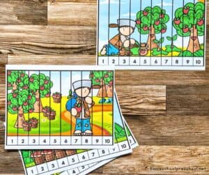 Free Printable Number Sequence Puzzles for Preschoolers