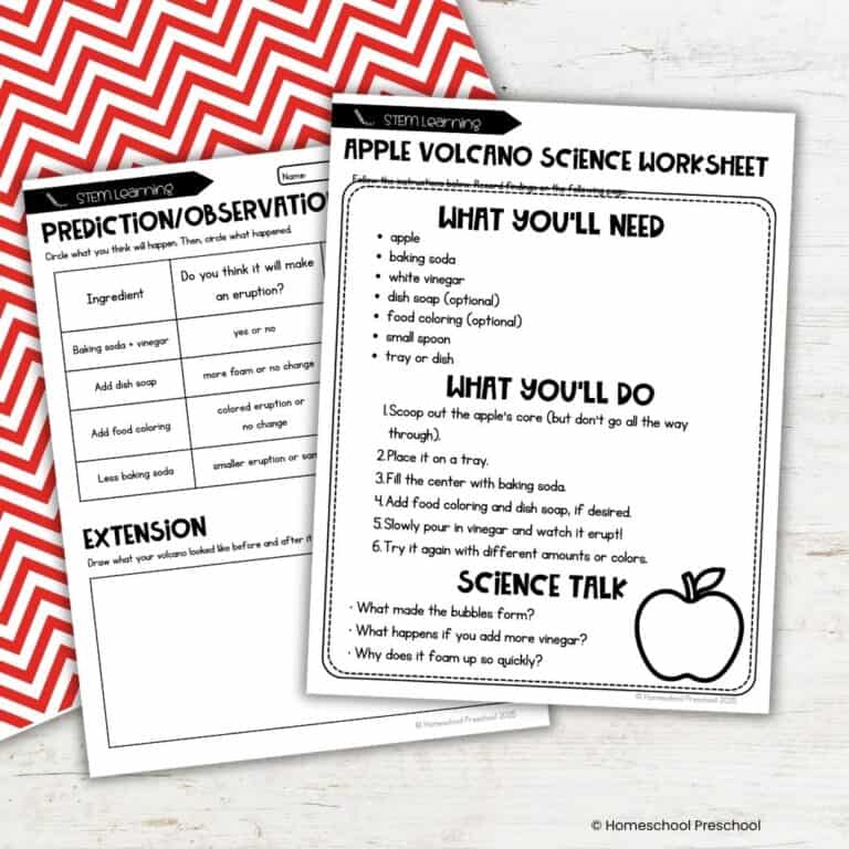 Apple Volcano Science Experiment: A Fun and Educational Activity