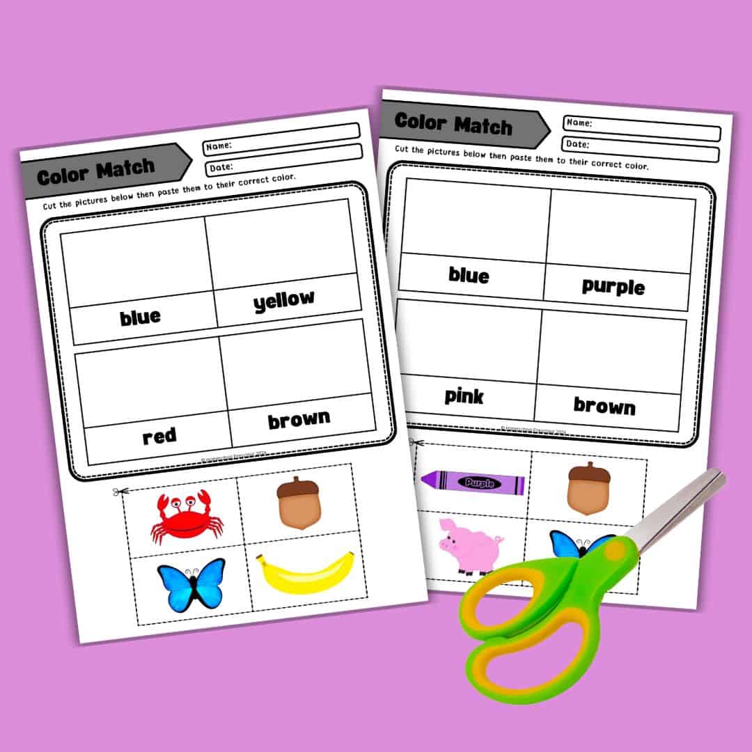Color Words Worksheets: Fun and Interactive Learning