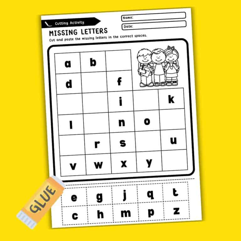 Engage Kids with Our Back to School Missing Letters Worksheet