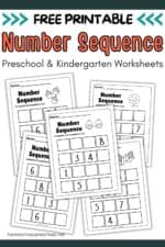Fun Number Sequence Worksheets for Preschool Math