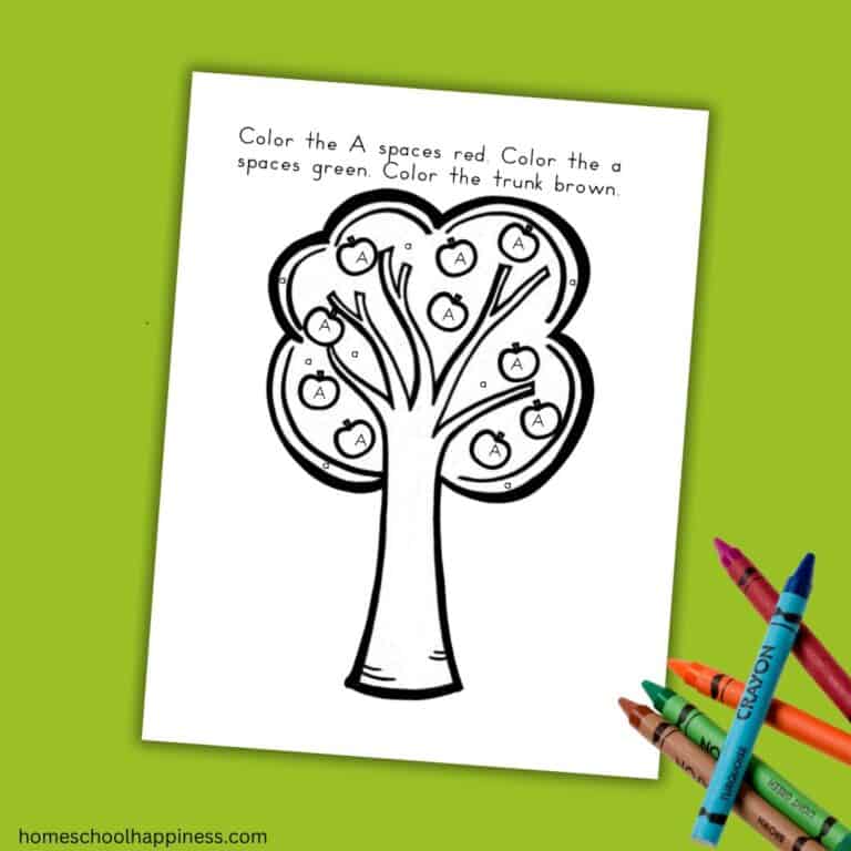A is for Apple Printable: Hands-On Learning for Preschoolers