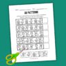 Spring AB Pattern Worksheets for Preschoolers