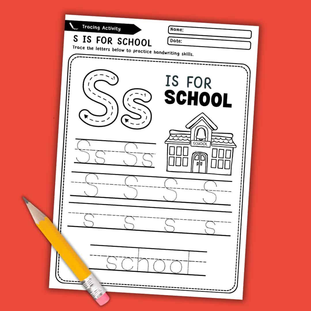 Back to School Alphabet Worksheets: Fun for Preschoolers