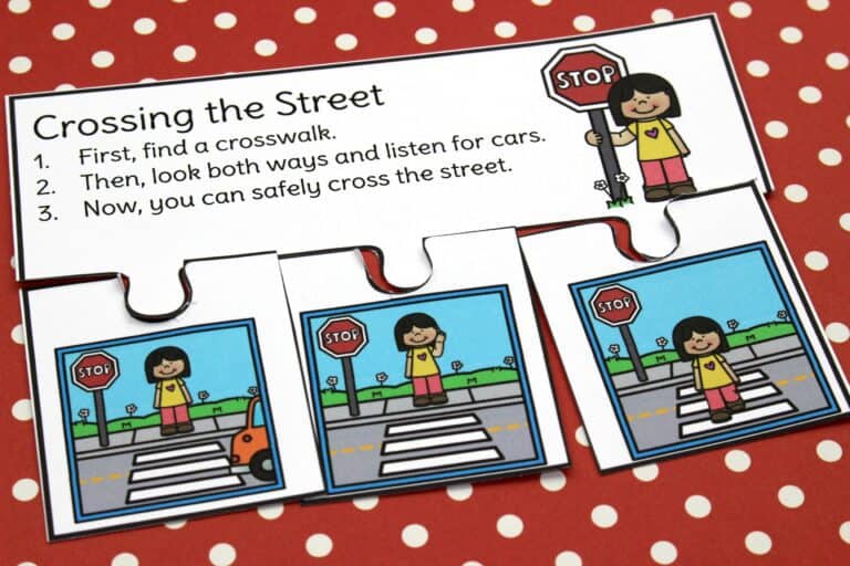 Daily Life 3 Step Sequencing Puzzles for Preschoolers