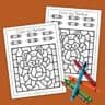 Fun & Educational Teddy Bear Color by Number Worksheets