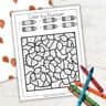 Free Pack of Strawberry Color by Number Worksheets for Kids