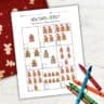Fun and Festive Gingerbread Man Counting Worksheets