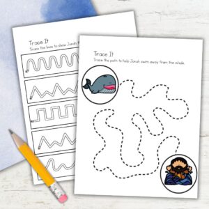 Free Jonah and the Whale Preschool Printables