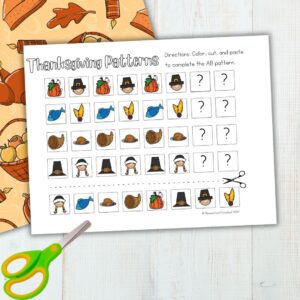 Fun and Festive: Thanksgiving Patterns Printable for Kids