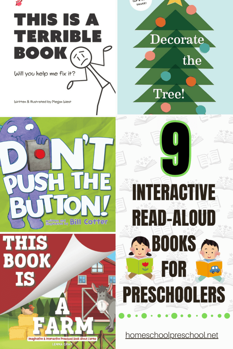 Interactive Read-Aloud Books for Preschoolers
