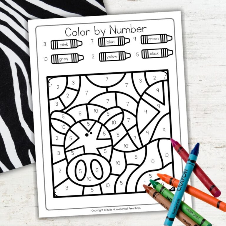 Engage Kids with Zebra Color by Number Worksheets