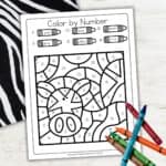 Engage Kids with Zebra Color by Number Worksheets