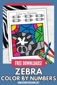 Engage Kids with Zebra Color by Number Worksheets