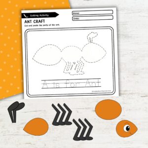 Fun Letter A Ant Craft for Preschool and Kindergarten Kids