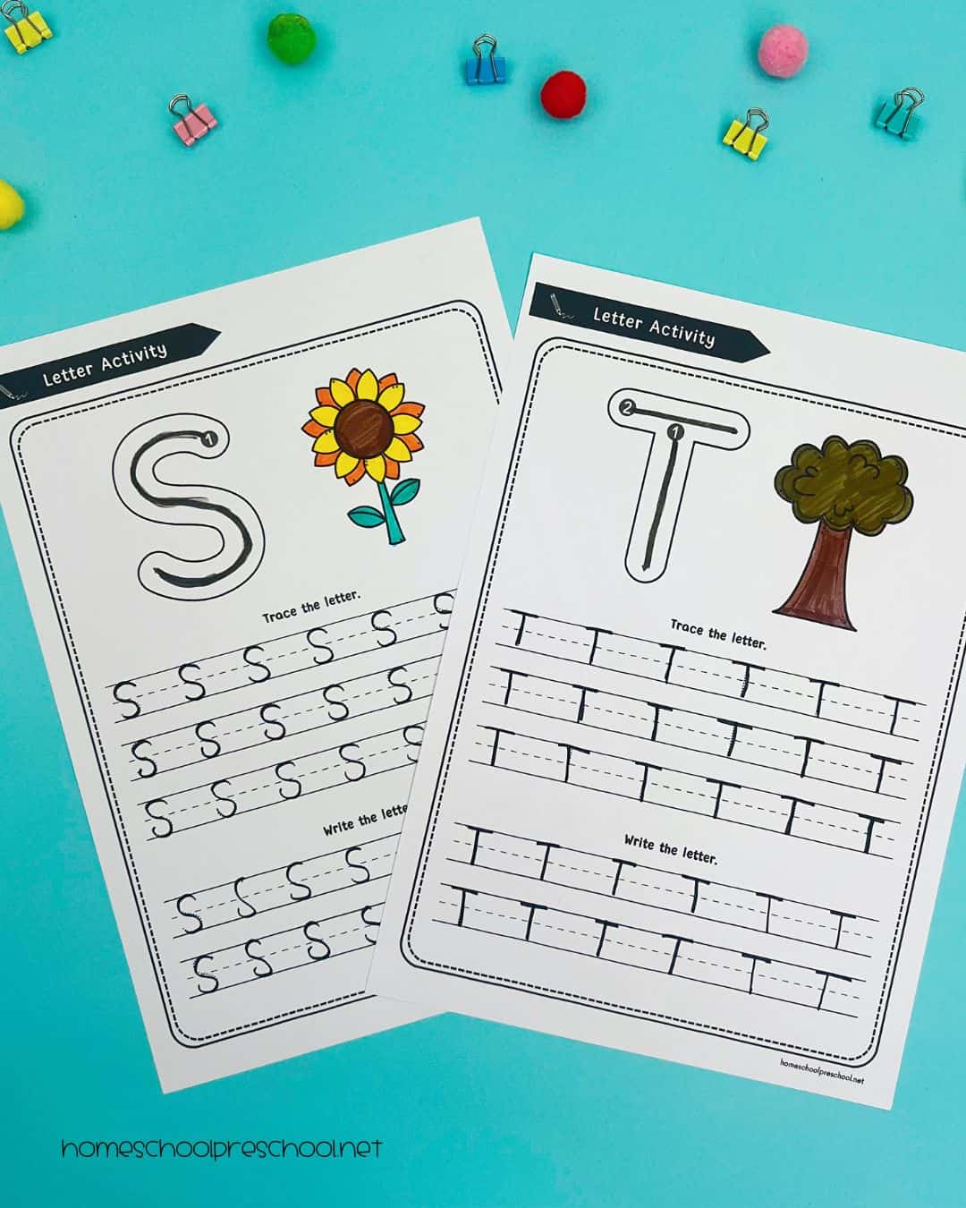 Alphabet Handwriting Practice Pages for Preschool & Kindergarten