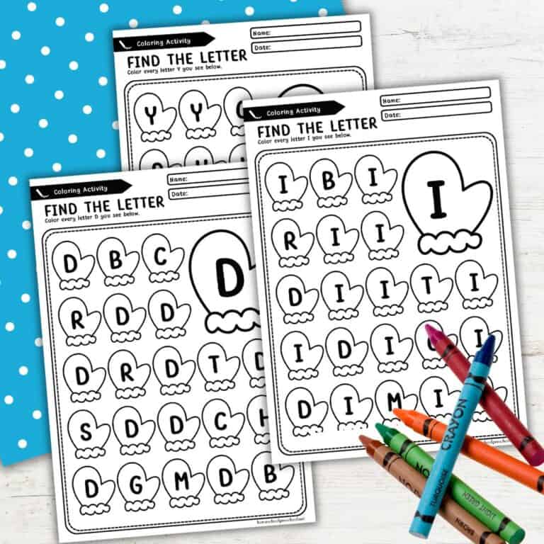 Free Printable Alphabet Worksheets: Find the Letter Fun!