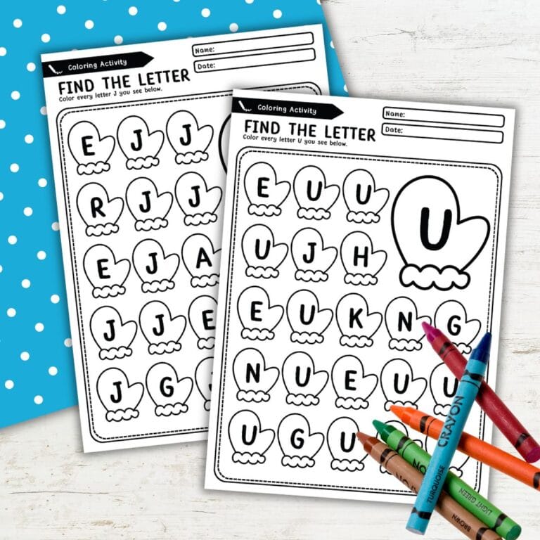 Free Printable Alphabet Worksheets: Find the Letter Fun!