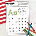 Find the Letter A Worksheets: Fun Alphabet Activities for Kids