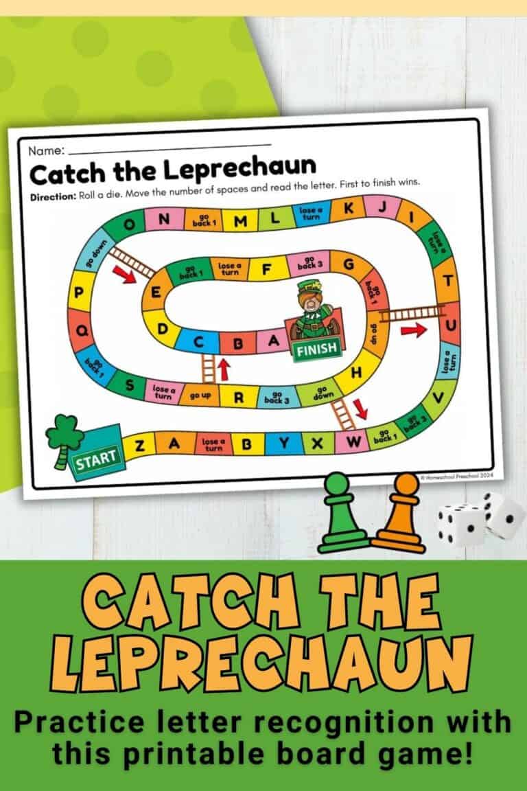 Catch the Leprechaun Game for Preschool & Kindergarten