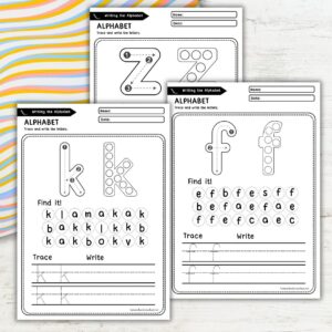 Free Lowercase Alphabet Worksheets for Kindergarten