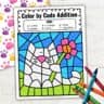 Addition to 10 Color by Number Fun for Kindergarten Kids