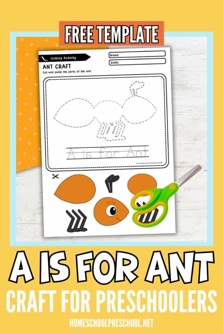 Fun Letter A Ant Craft for Preschool and Kindergarten Kids