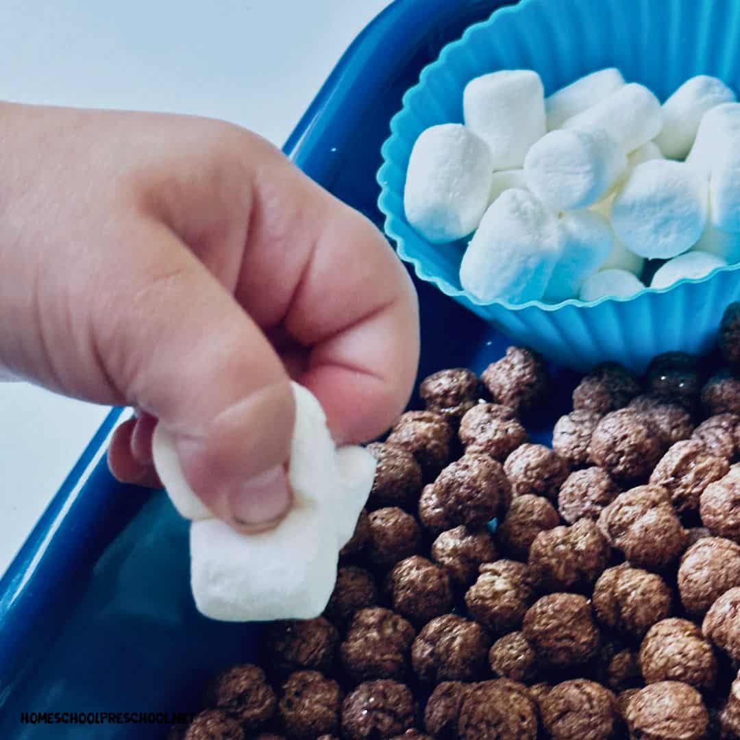 Hot Chocolate Sensory Bin: Cozy Winter Fun for Preschoolers