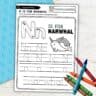 Narwhal Alphabet Worksheets for Kids – Fun & Free Printables