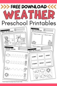 Fun & Engaging Weather Preschool Worksheets for Kids
