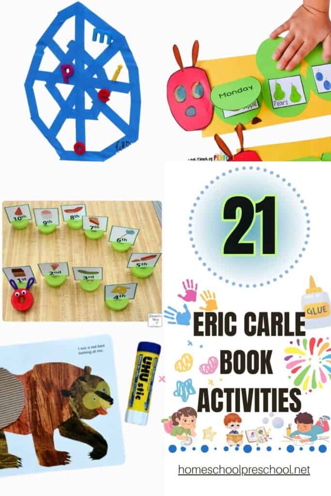 Eric Carle Book Activities for Preschool Fun and Learning