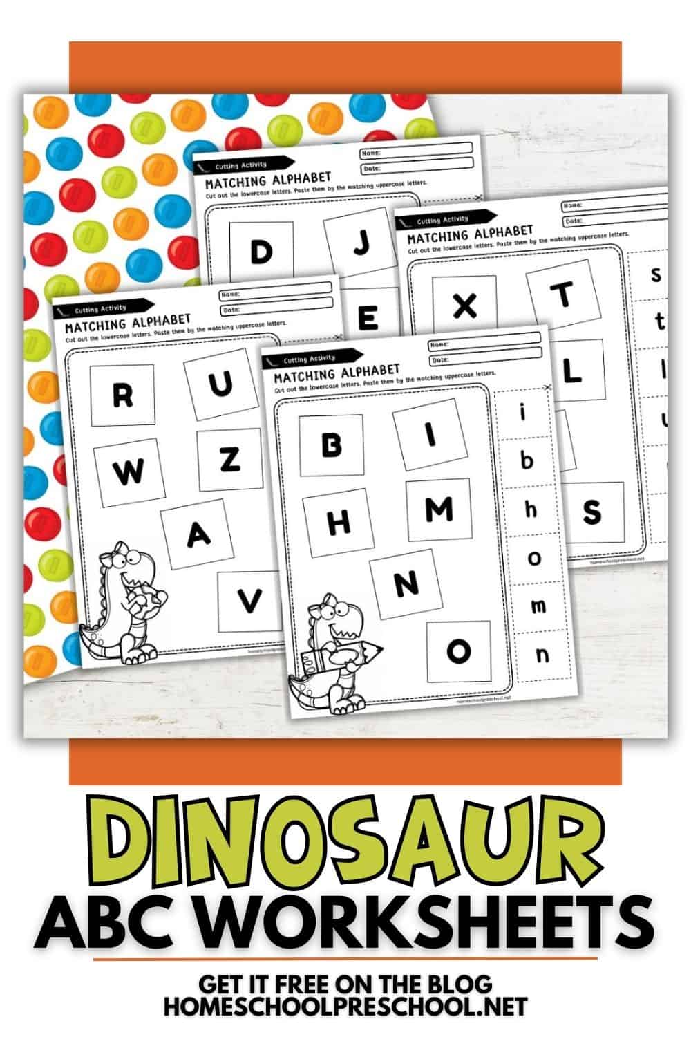 Matching Alphabet Worksheets for Kindergarten – Free Printables