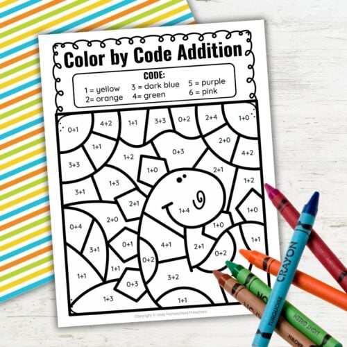Dinosaur Addition Color by Numbers – Fun Math for Kids!