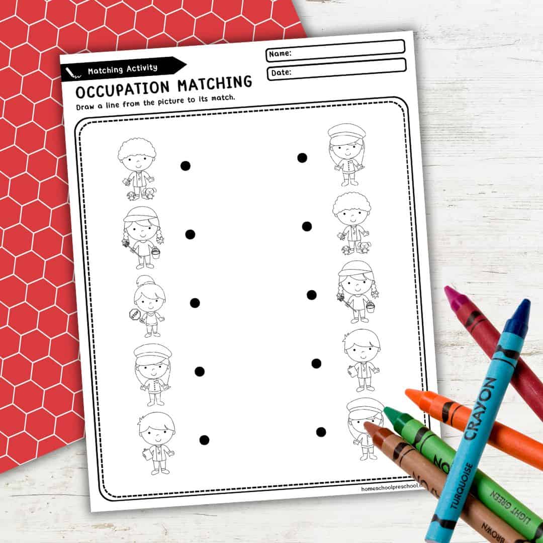 Fun & Free Community Helper Preschool Printables