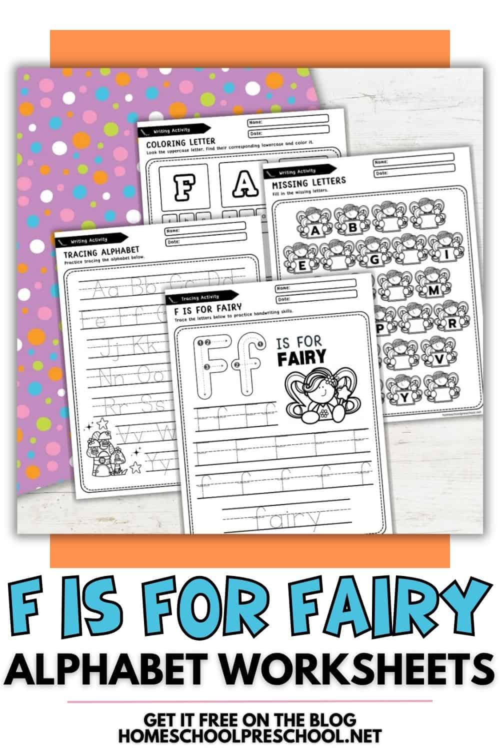 Fairy Alphabet Worksheets – Fun Letter Practice for Kids