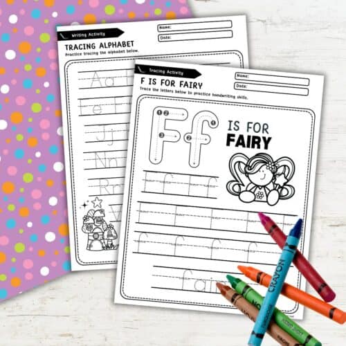 Fairy Alphabet Worksheets – Fun Letter Practice for Kids