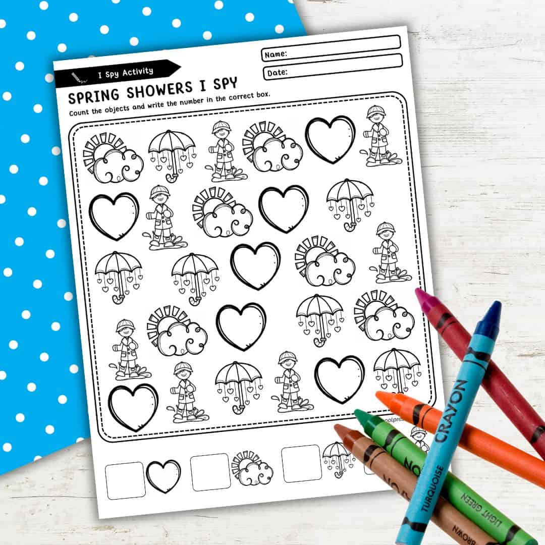Fun and Educational I Spy for Kids Printable Activities