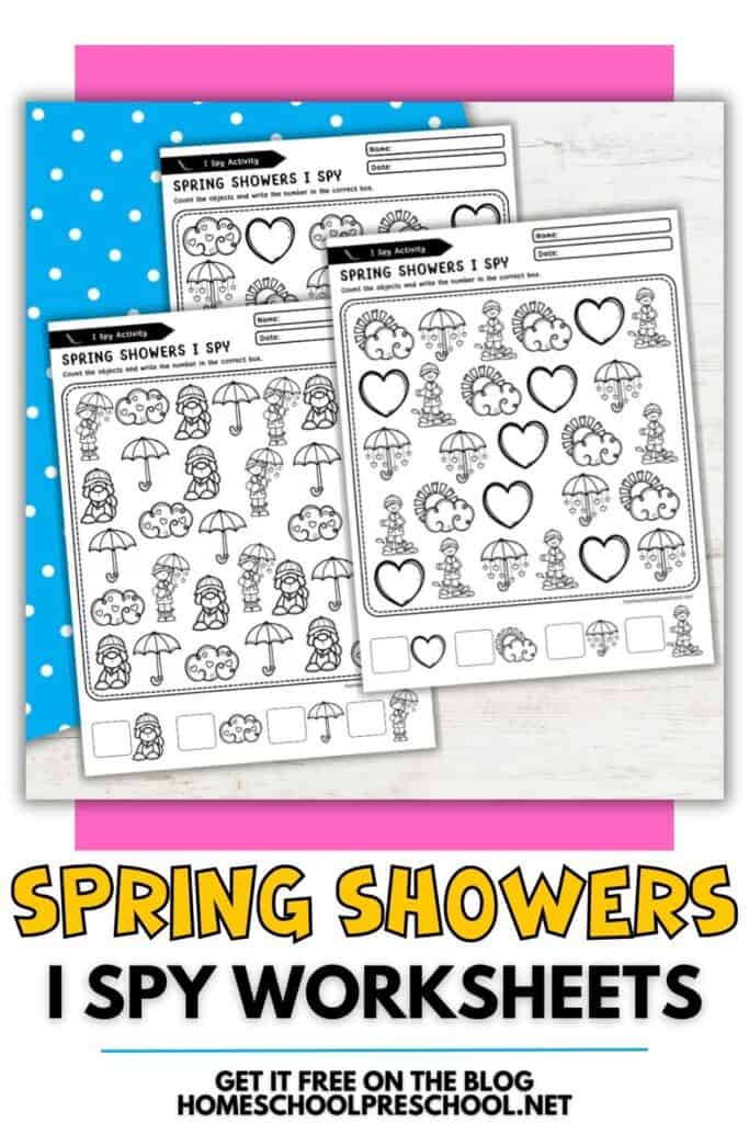 Fun and Educational I Spy for Kids Printable Activities