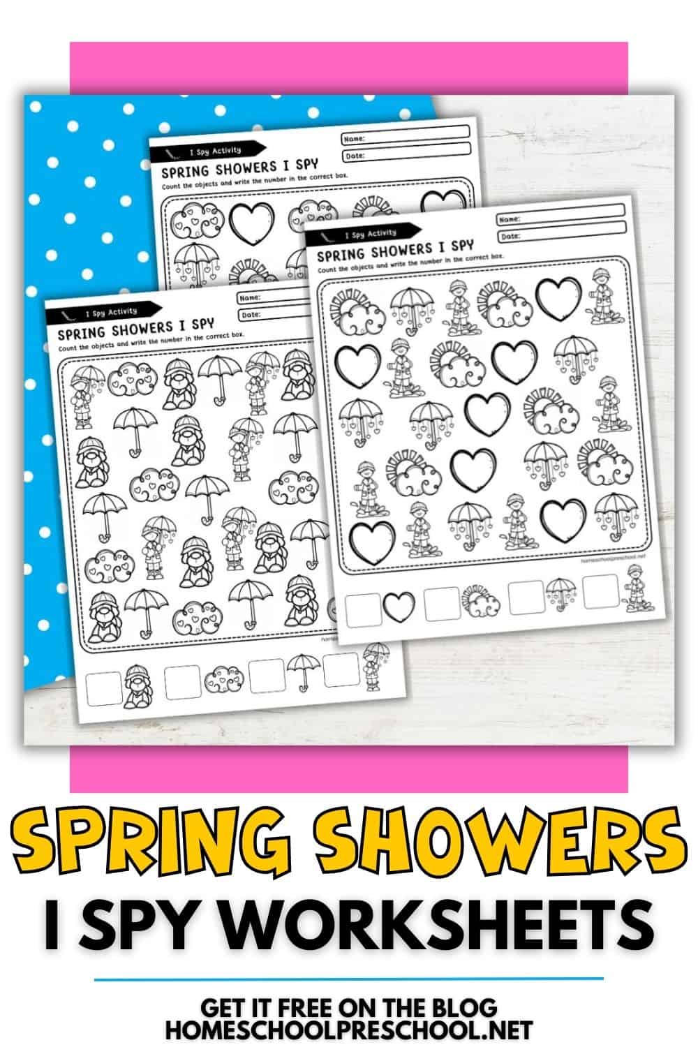 Fun and Educational I Spy for Kids Printable Activities
