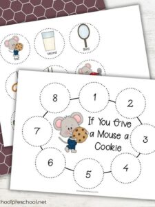 If You Give a Mouse a Cookie Printables (Free PreK Worksheets)