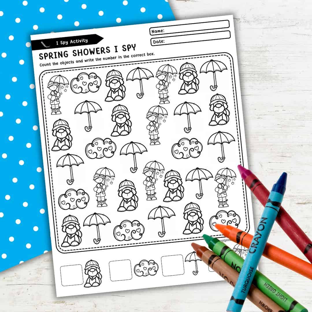 Fun and Educational I Spy for Kids Printable Activities