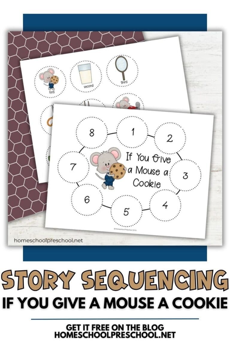 If You Give a Mouse a Cookie Sequencing Printables