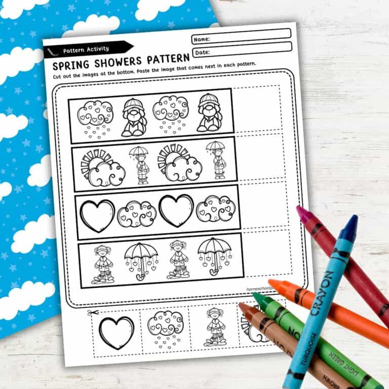 Fun Sequencing Pattern Worksheets for Preschoolers