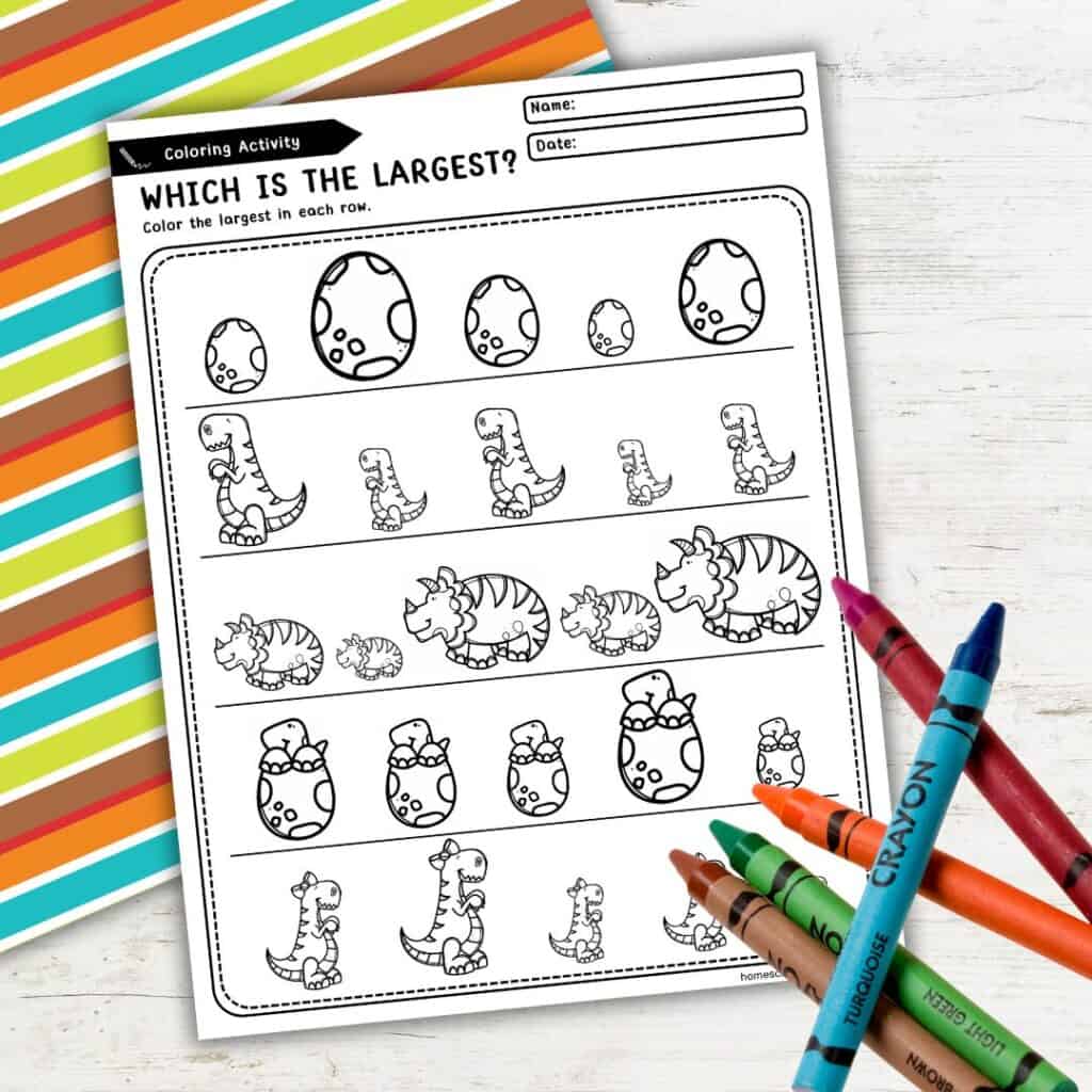 Fun Dinosaur Preschool Printables for Little Learners