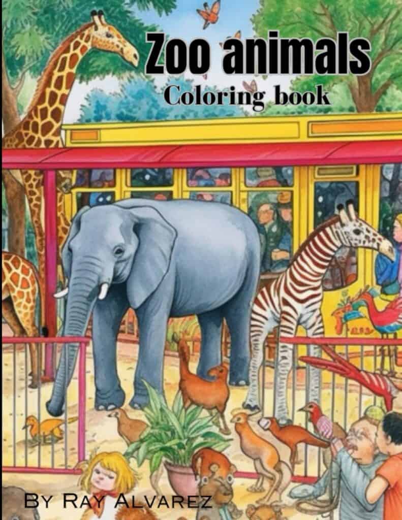 Fun Zoo Coloring Books for Preschool Zoo Theme Activities