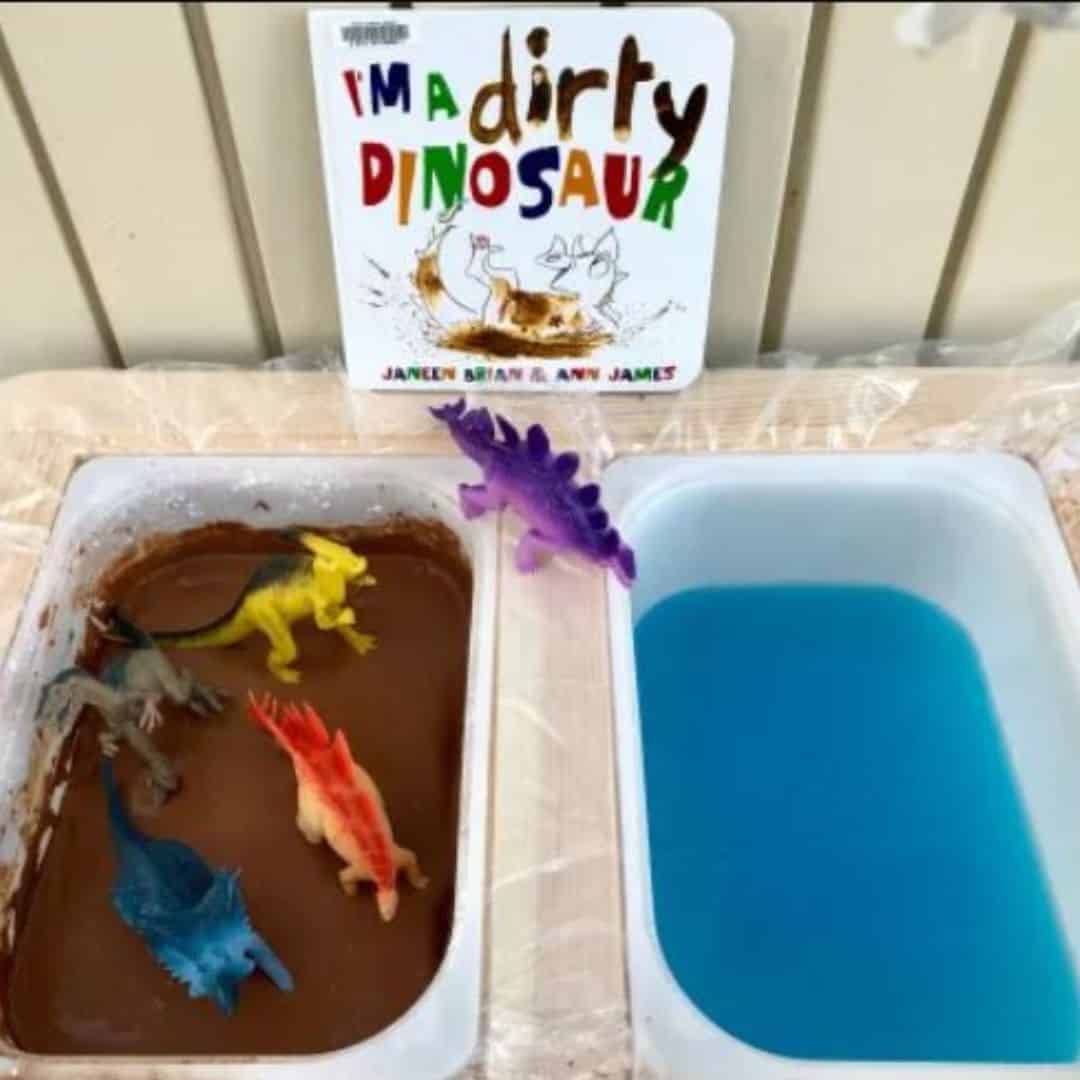 Dinosaur Messy Play Ideas for Preschool Fun